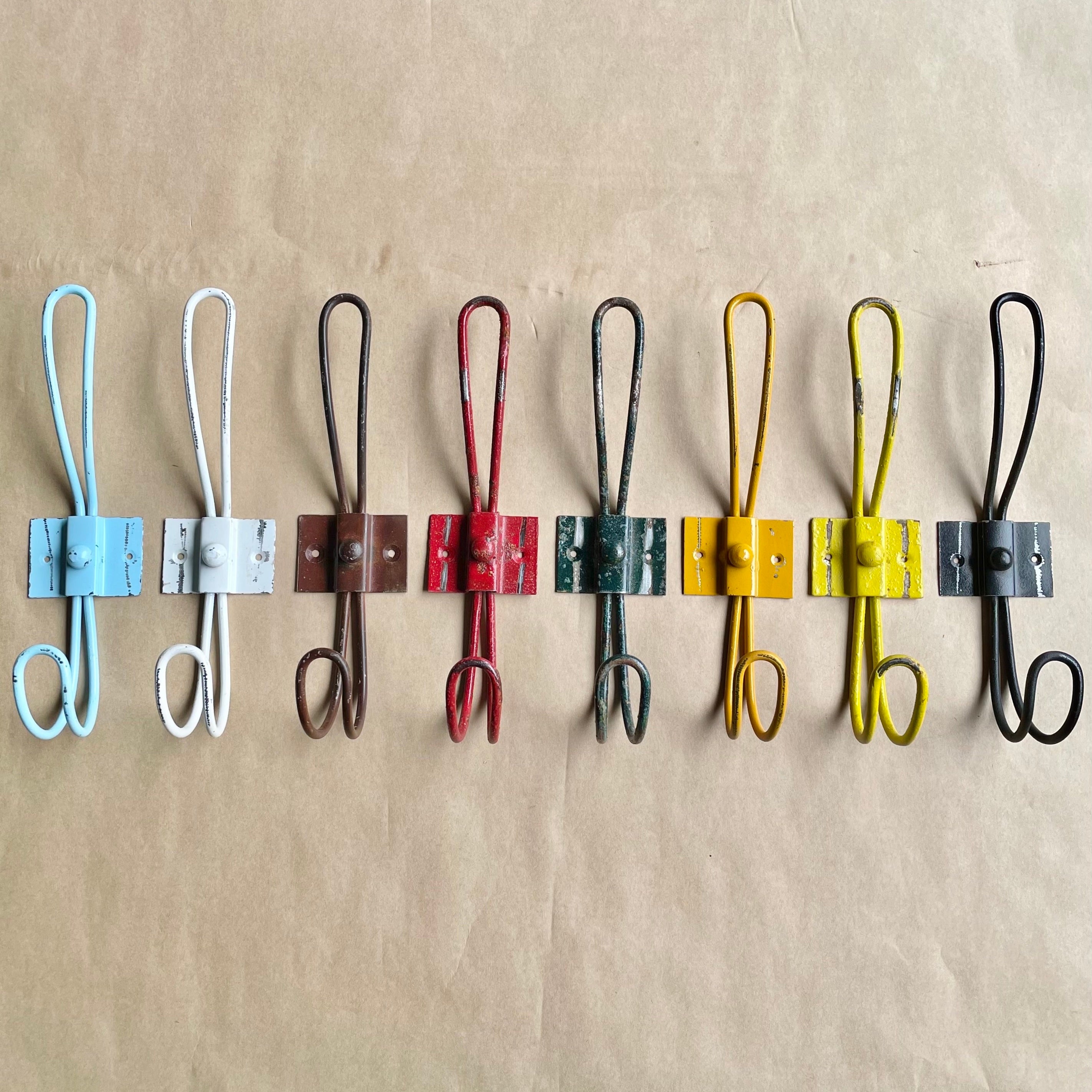 Coloured Metal Wall Hooks - Available online. Strong, hanging hooks.🪝 ...